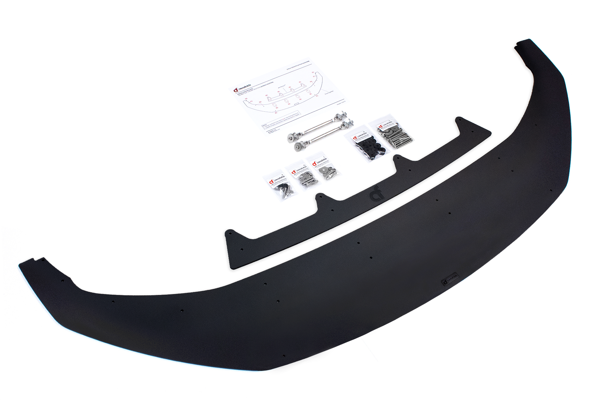 Aerofabb PFL VW Golf MK7 GTI Front Splitter Kit | AusBody Works
